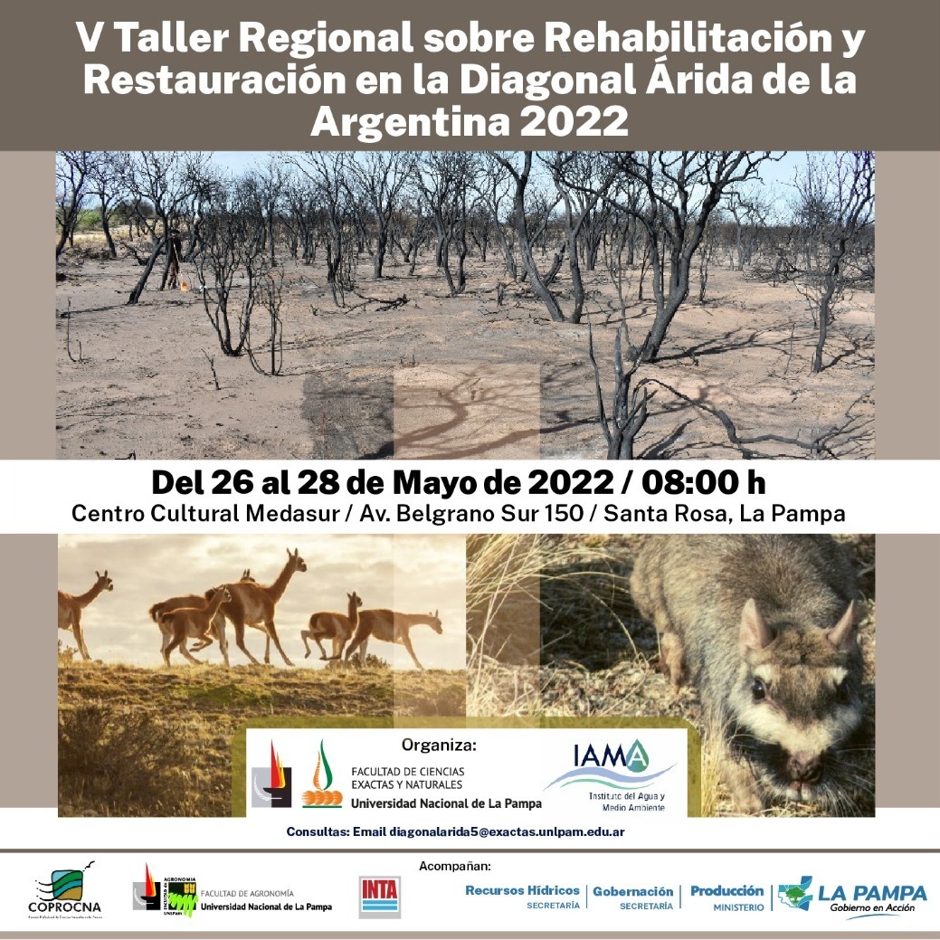 Recursos Naturales participará del taller sobre la Diagonal Árida ...