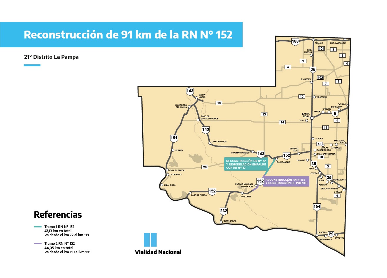 Diez ofertas para reparar la RN 152 entre El Carancho y Puelches - lareforma.com.ar
