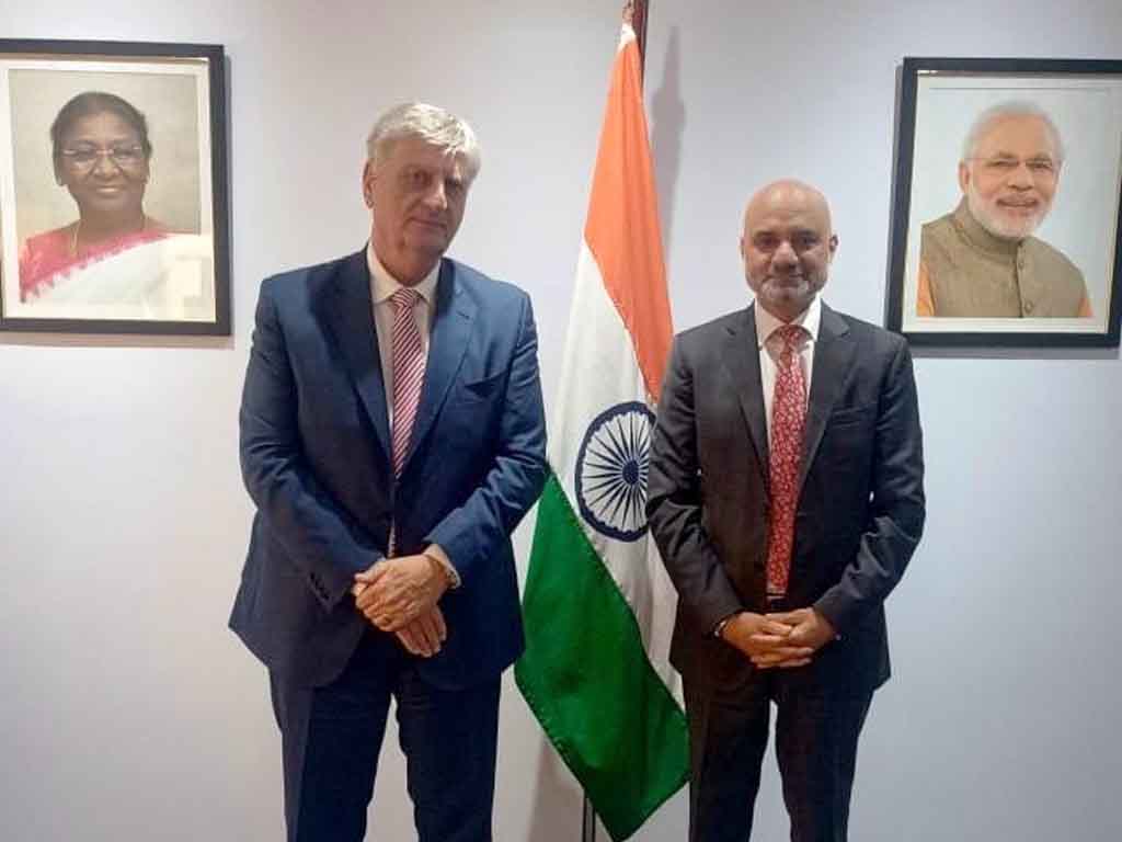Ziliotto se reunió con el embajador de India - maracódigital.net Ziliotto se reunió con el embajador de India - maracódigital.net