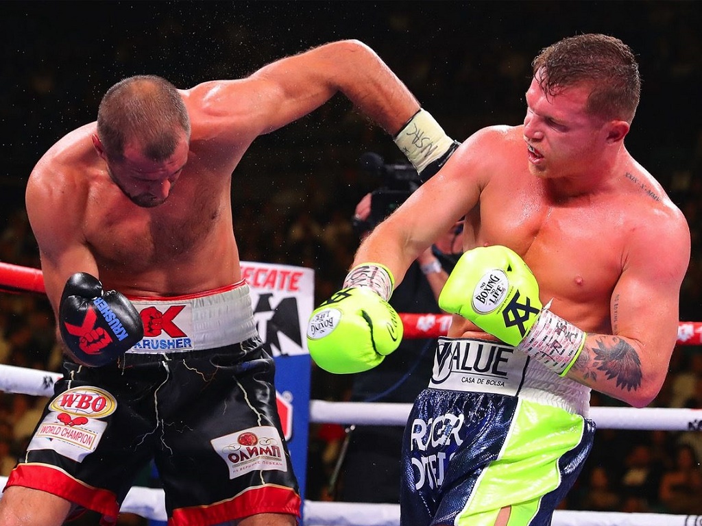 Canelo Álvarez hizo historia con un espectacular knock out ...